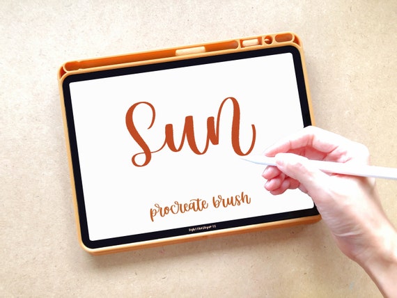 Sun Procreate Brush Ipad Lettering Instant Download | Etsy
