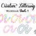 Creative Lettering Workbook Vol.1 by Lighttheskyarts DIGITAL DOWNLOAD ...