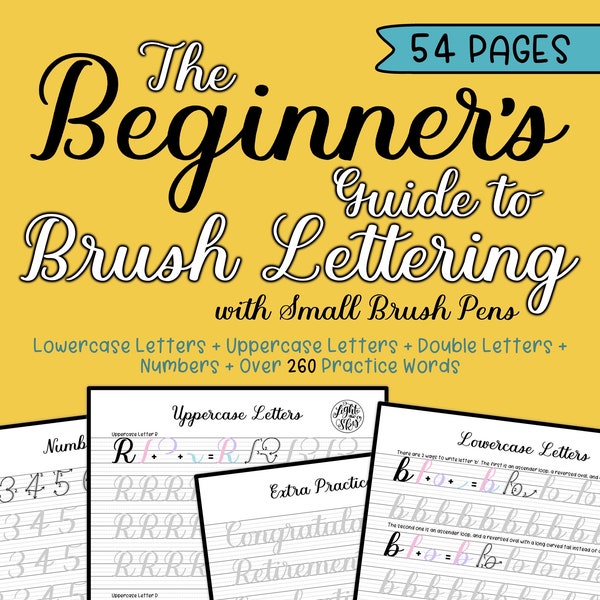 Brush Lettering - Etsy