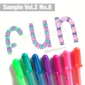 Creative Lettering Workbook Vol.2 by Lighttheskyarts (DIGITAL DOWNLOAD ...