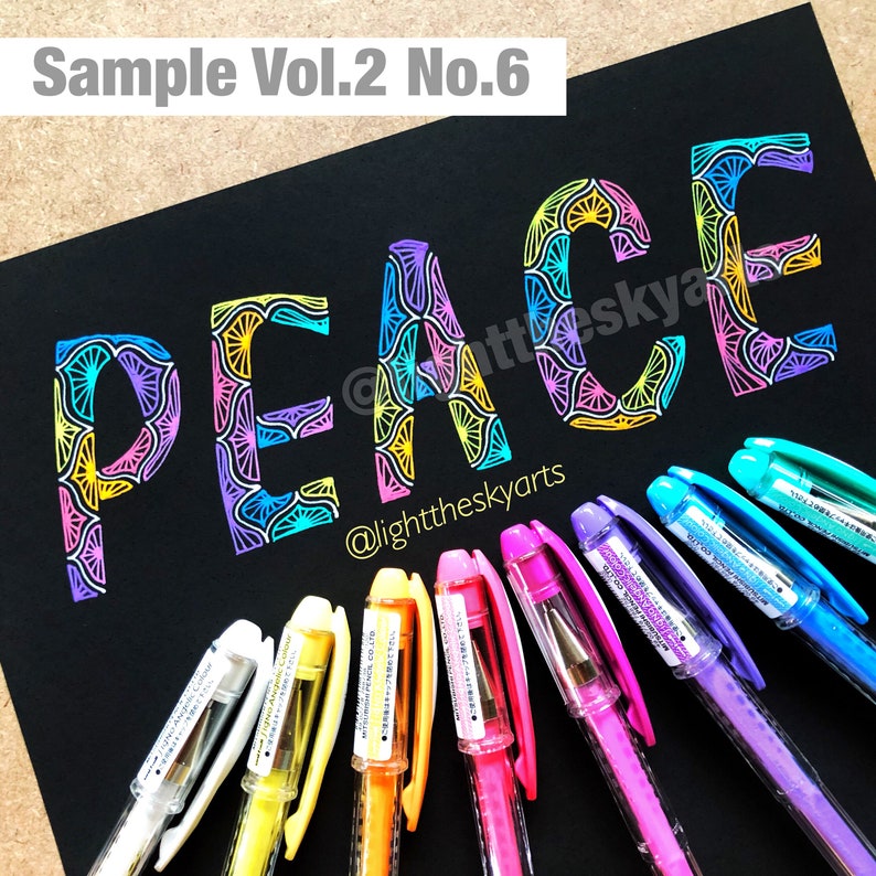 Creative Lettering Workbook Vol.2 by Lighttheskyarts DIGITAL | Etsy