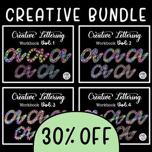 Creative Lettering Workbook Vol.1 by Lighttheskyarts DIGITAL DOWNLOAD ...