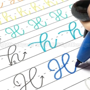 Dolphin Handwriting Practice Worksheets: Italic & Regular (digital ...