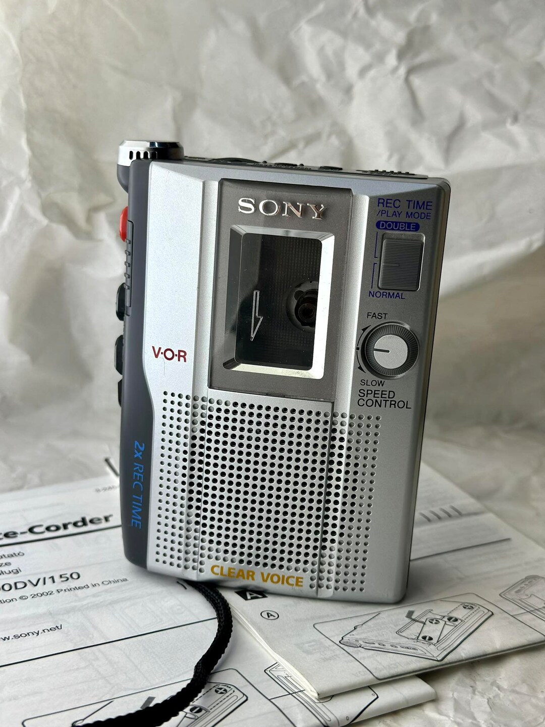 Sony Tcm-200dv Tested Handheld Cassette Player Clear Voice - Etsy