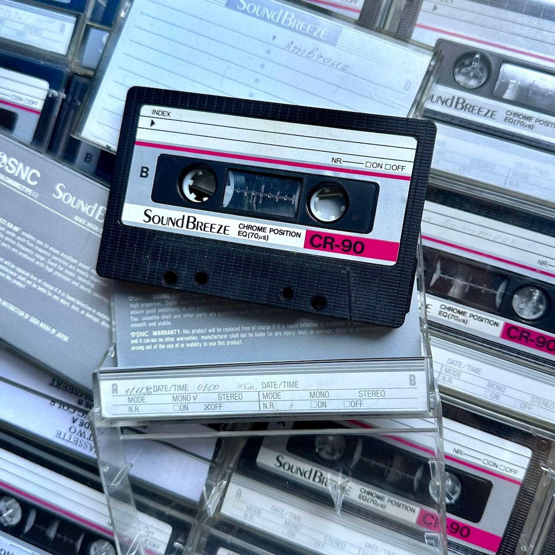 Sound Breeze CR-90 SNC Compact Cassette 80s Vintage Audio Cassette ...