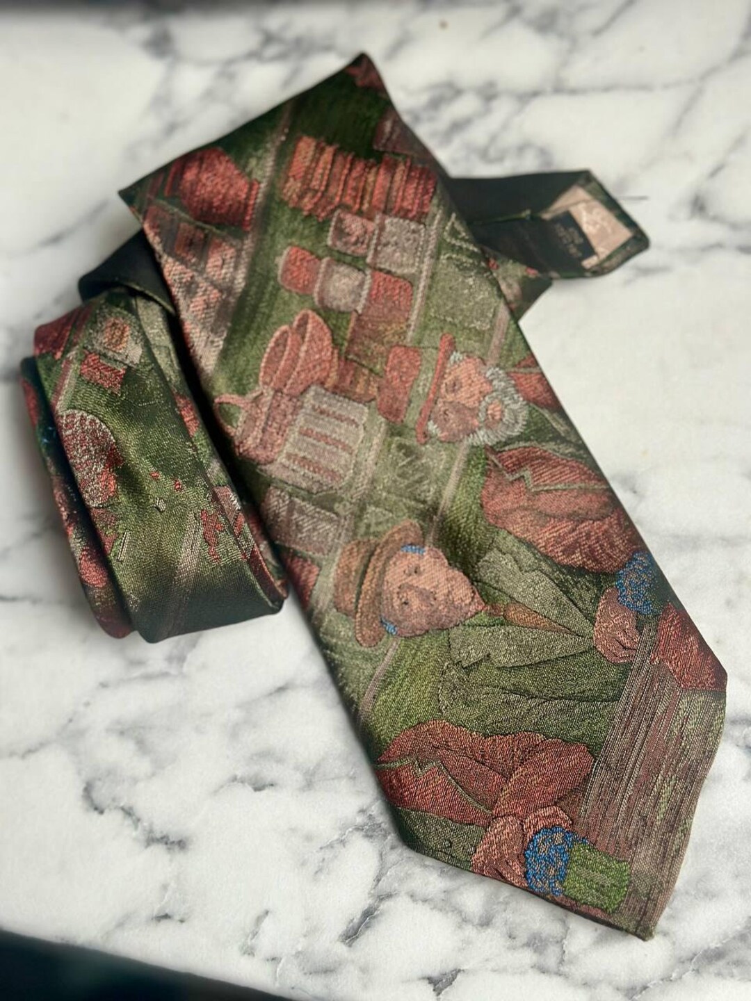 Vintage Tie Rack Carnival Made in Ireland Novelty Tie Collectible Neck ...