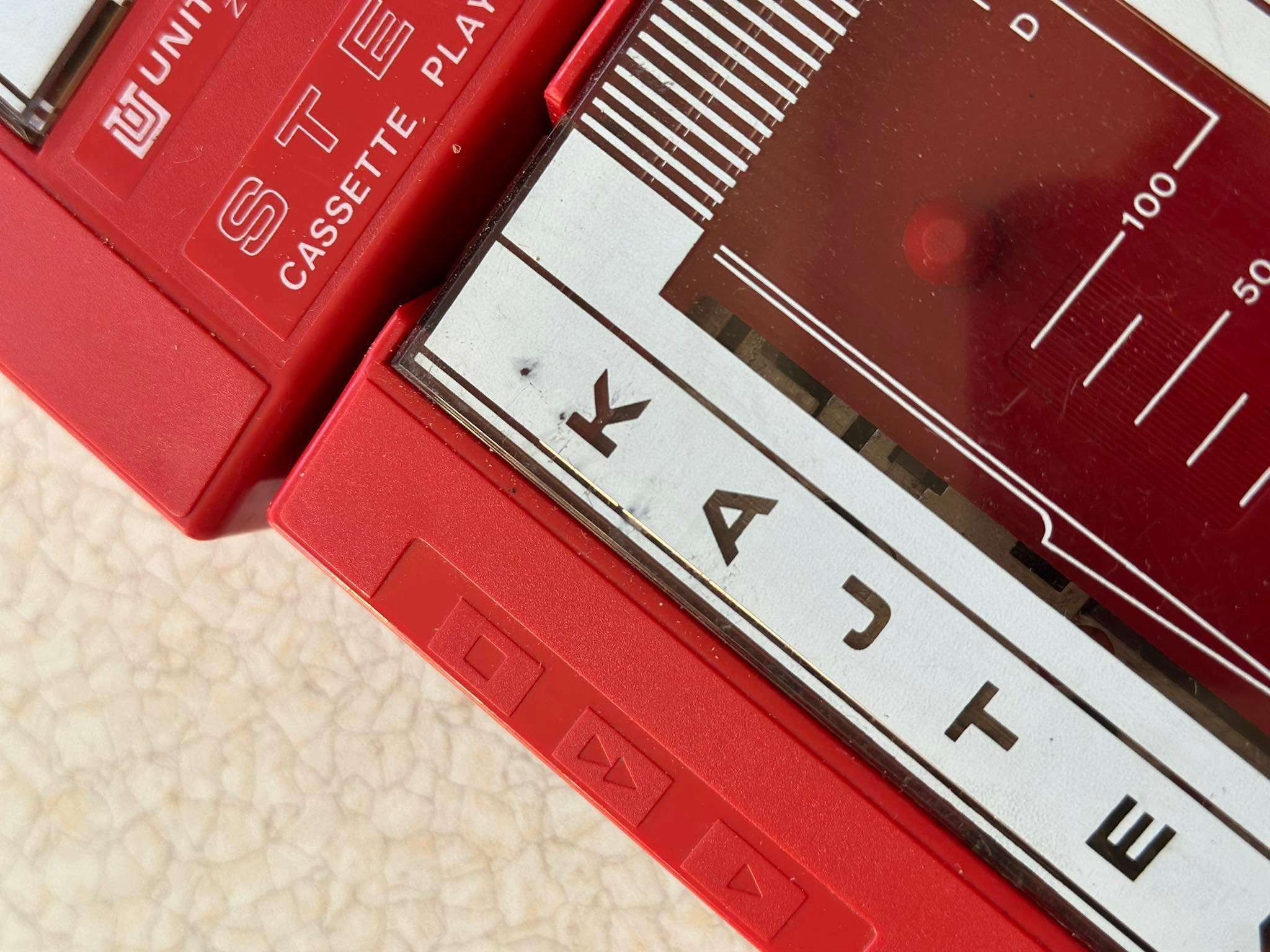 Handheld Cassette Player Unitra PS101 Kajtek 80s Poland Working Copy of ...