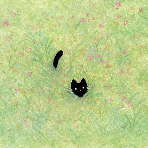 Roaming Cat Print - Etsy