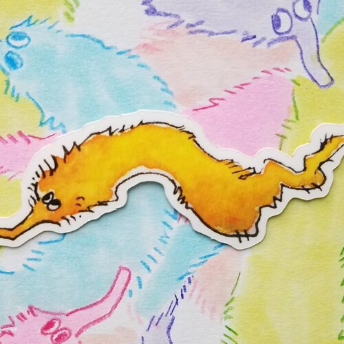 Buff Worm Meme Sticker Funny Meme Squirmle Worm on a - Etsy