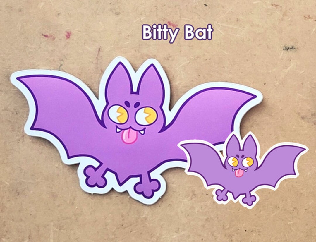 Bitty Bat Sticker - Etsy