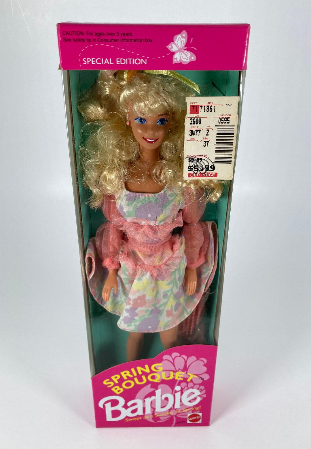 1992 Spring Bouquet Barbie - Etsy