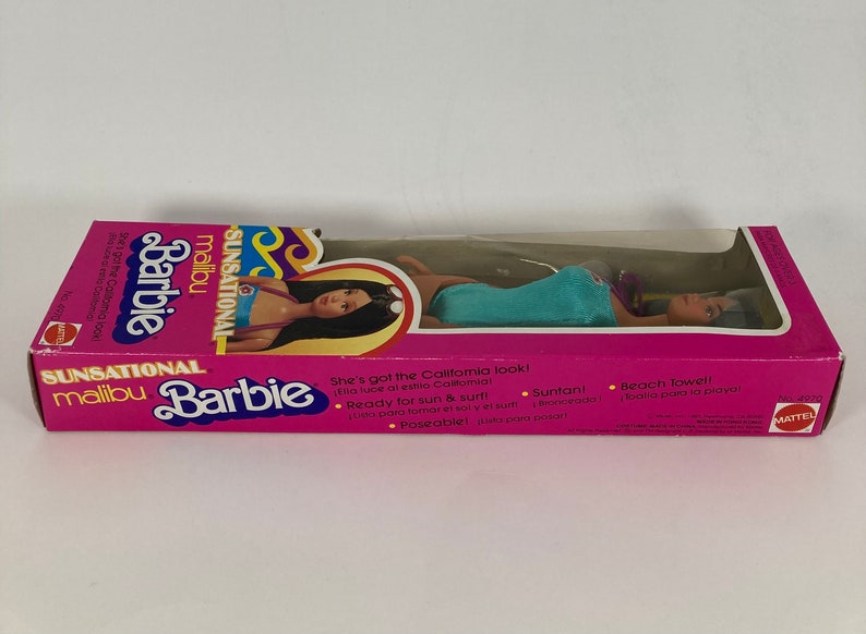 1983 Sunsational Malibu Hispanic Barbie - Etsy