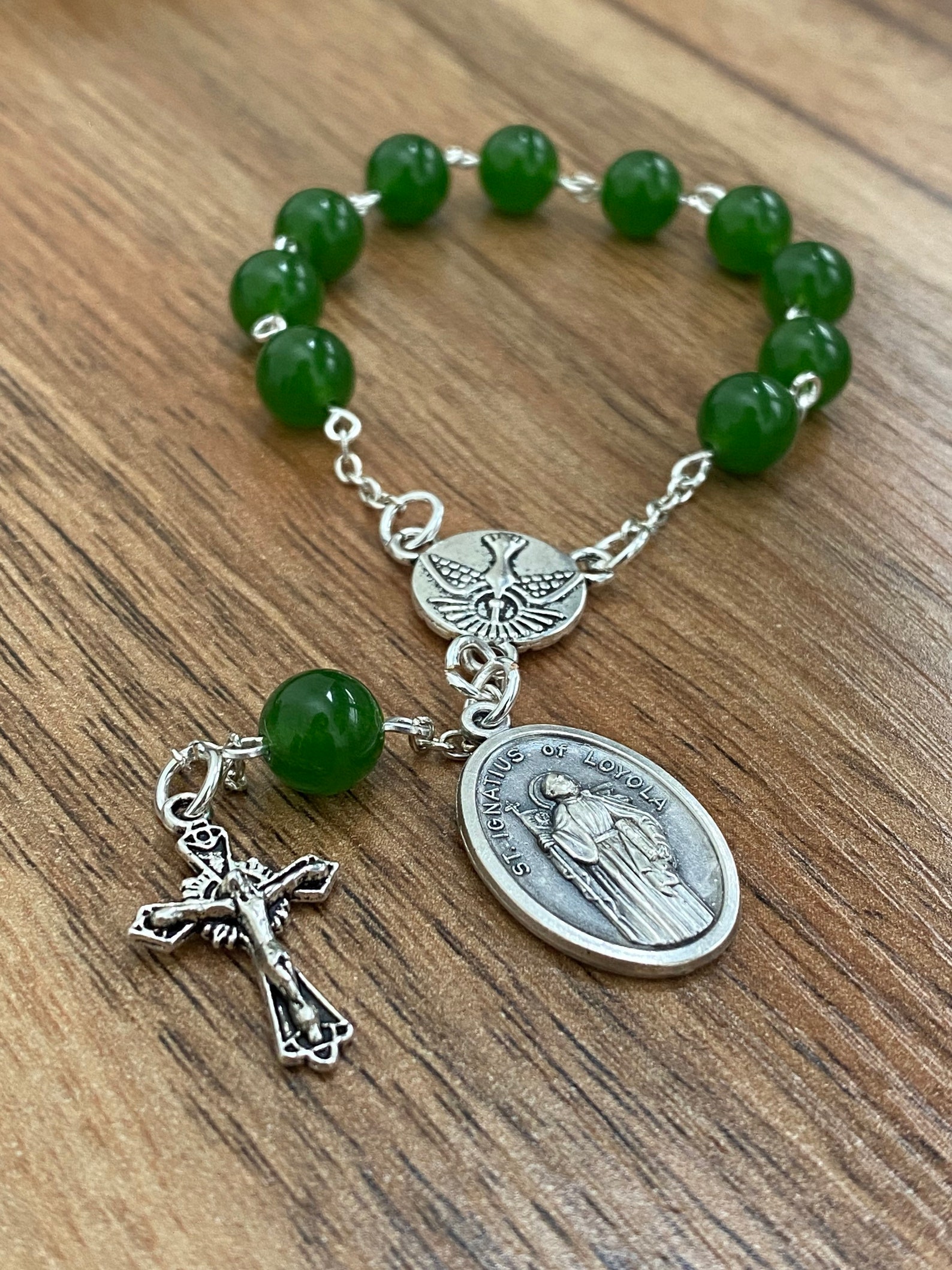 Mini Rosary Pocket Rosary Bead Rosary 1 Decade 8mm - Etsy