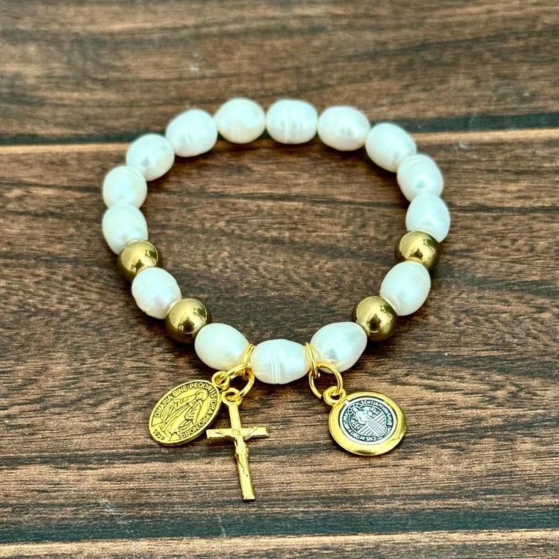 Hematite Rosary Bracelets - Etsy