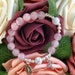 Rosary Bracelet - for Women - Rose Quartz - White Howlite - Stretch ...