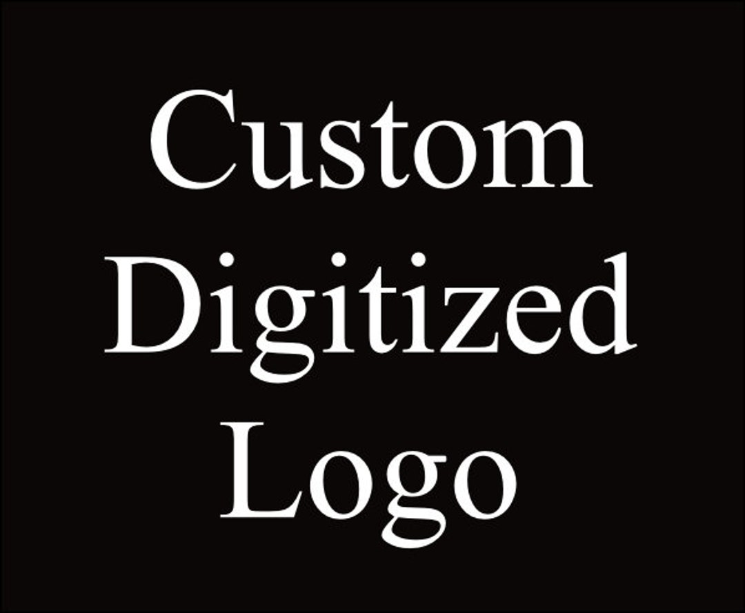 Custom Embroidery Digitized Logo for Sash Orders - Etsy