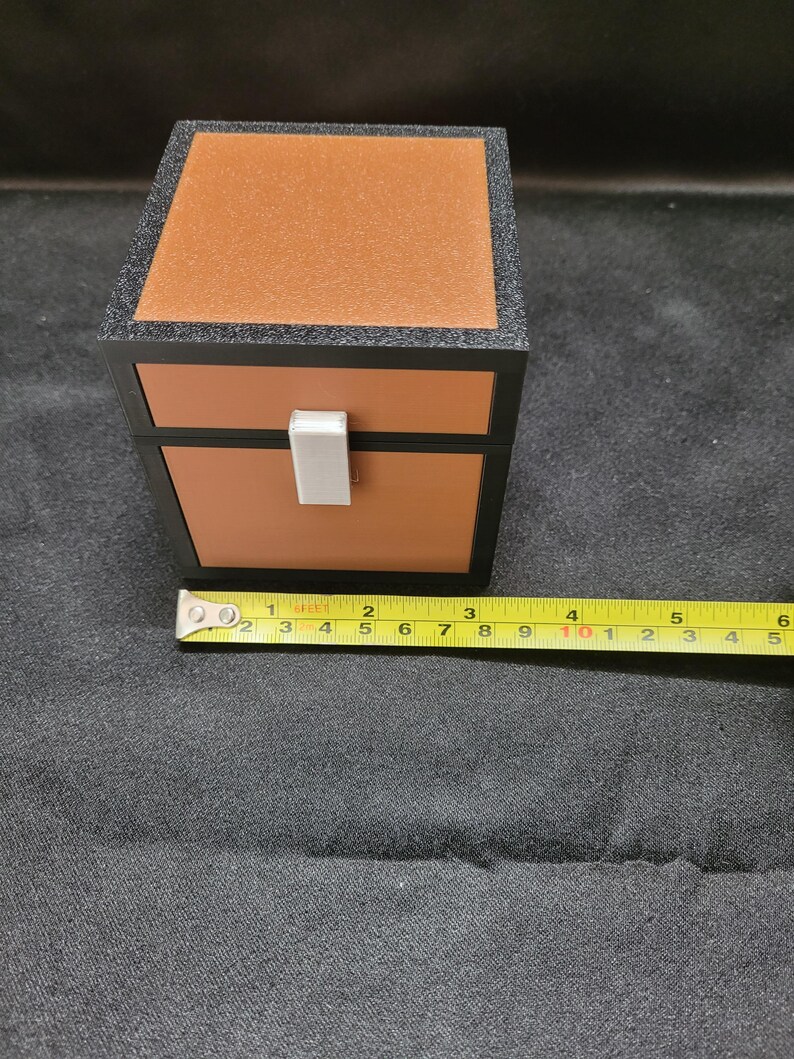 3d Print Minecraft Chest Fanart Block Chest 3mf File for Moveable Model ...
