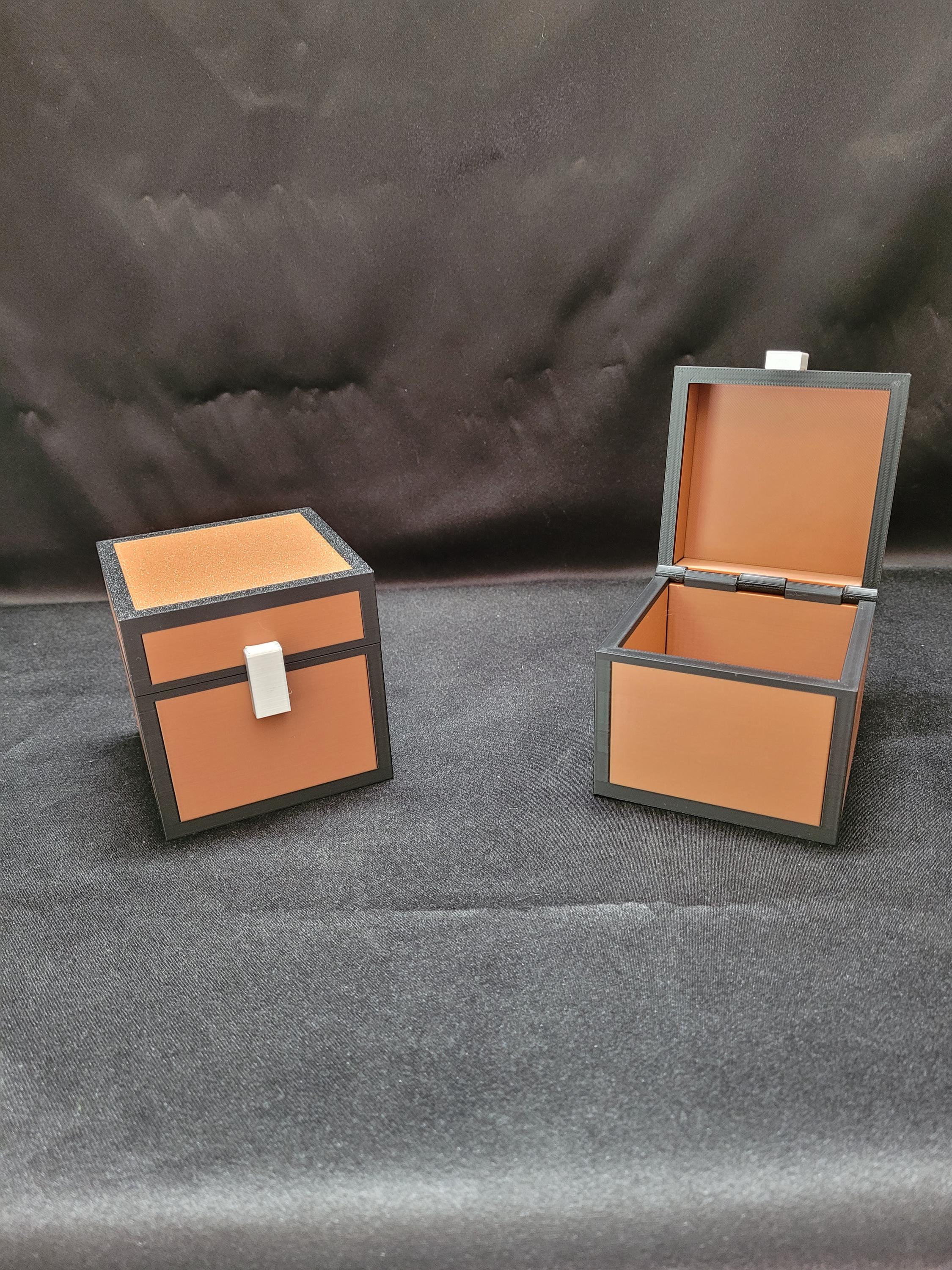 3d Print Minecraft Chest Fanart Block Chest 3mf File for Moveable Model ...