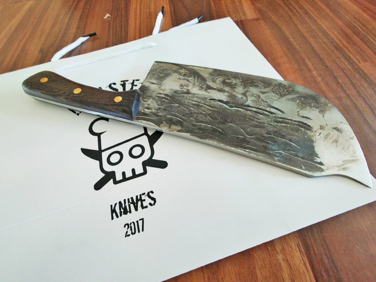 Unique Cleaver Knife Viking Style by Di'casteel - Etsy