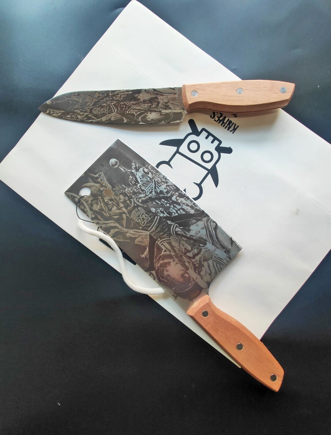 Michael Jordan Chicago Bulls Knife Set: Di'casteel Chef & Cleaver ...