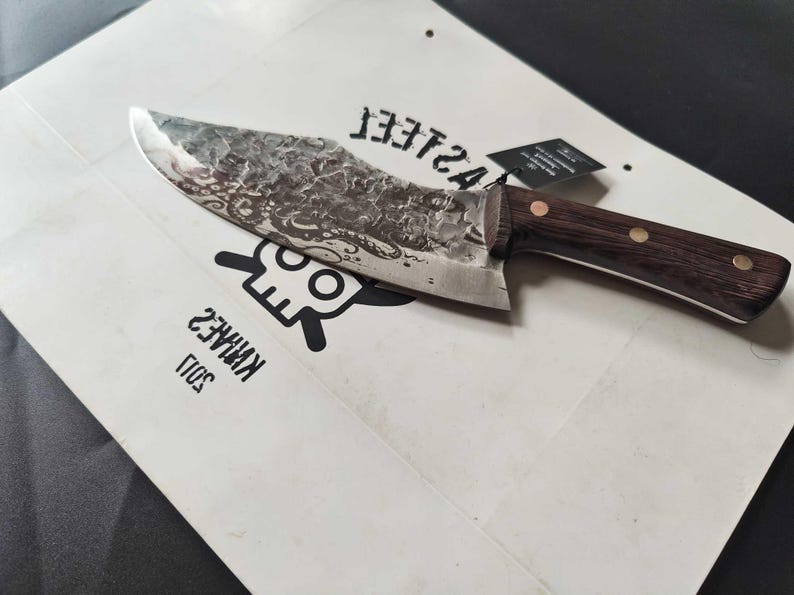 Chef Knife With Octopus Engraving. Strength, Beauty, Precision Dive ...