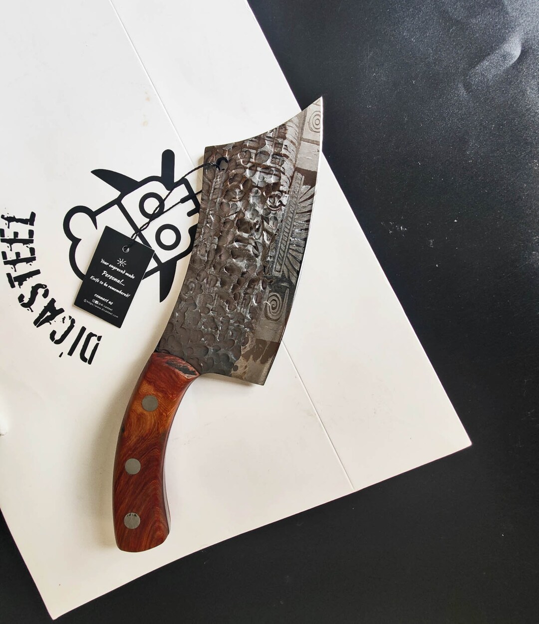 Mystical Mastery Mini Cleaver With Aztec God Engraved by Di'casteel - Etsy