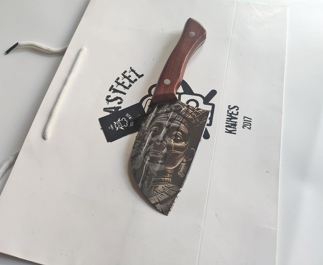 Mini Cleaver Knife 4.5" – Inca Warrior Engraving Own a Piece of History ...