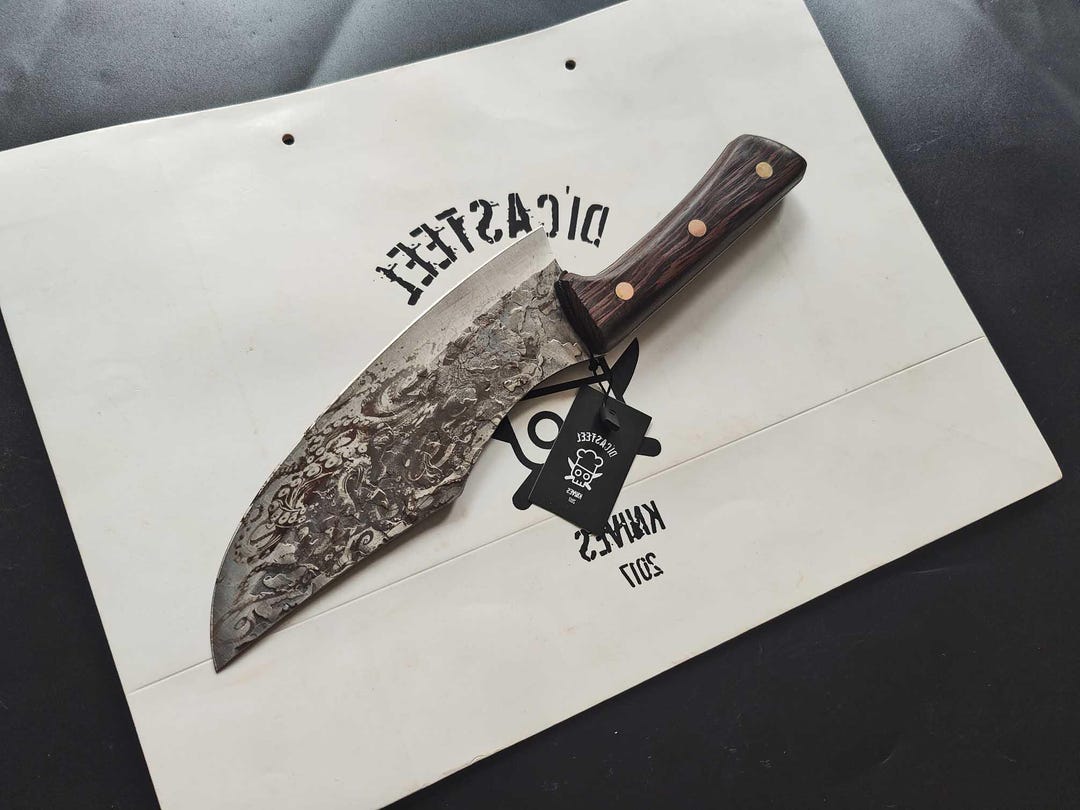 Chef Knife With Octopus Engraving. Strength, Beauty, Precision Dive ...
