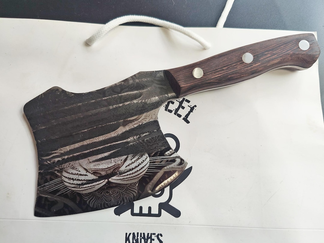 The Beast Forged Rustic Axe With Tiger Engravings by Di'casteel - Etsy