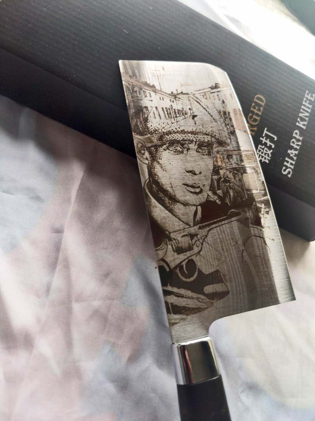 Cook With Swagger: Cleaver Knife With Peaky Blinders Engraving by Di ...