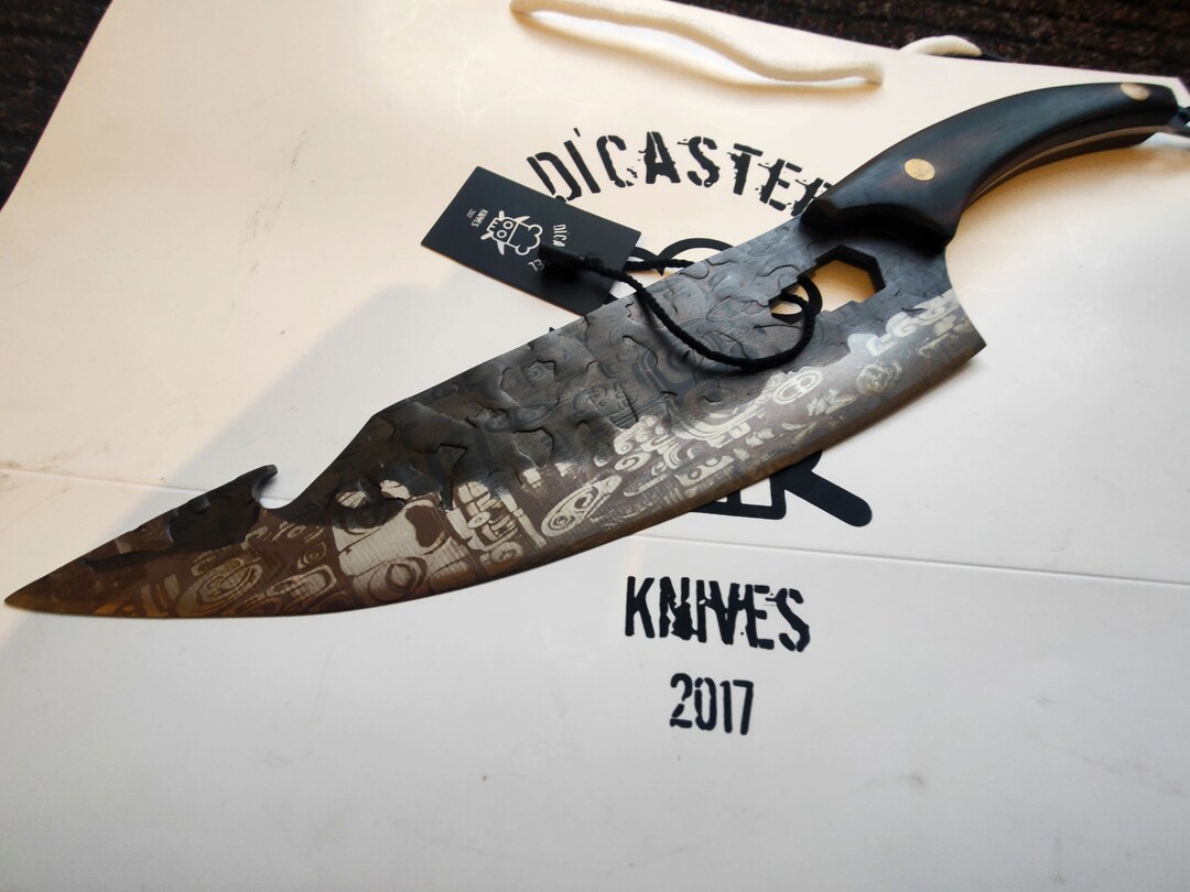 Unveiling the Mystique Chef Knife Inca Art Gods Engraved Unique Craft ...