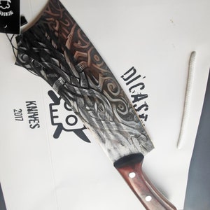 Embrace the Culinary Heritage Cleaver Butcher Knife With Celts Roots ...