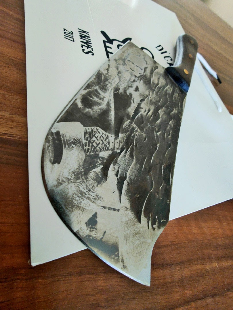 Unique Cleaver Knife Viking Style by Di'casteel - Etsy