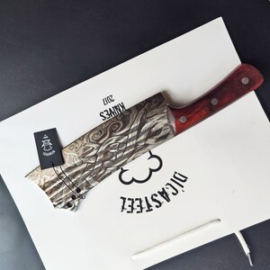 Embrace the Culinary Heritage Cleaver Butcher Knife With Celts Roots ...