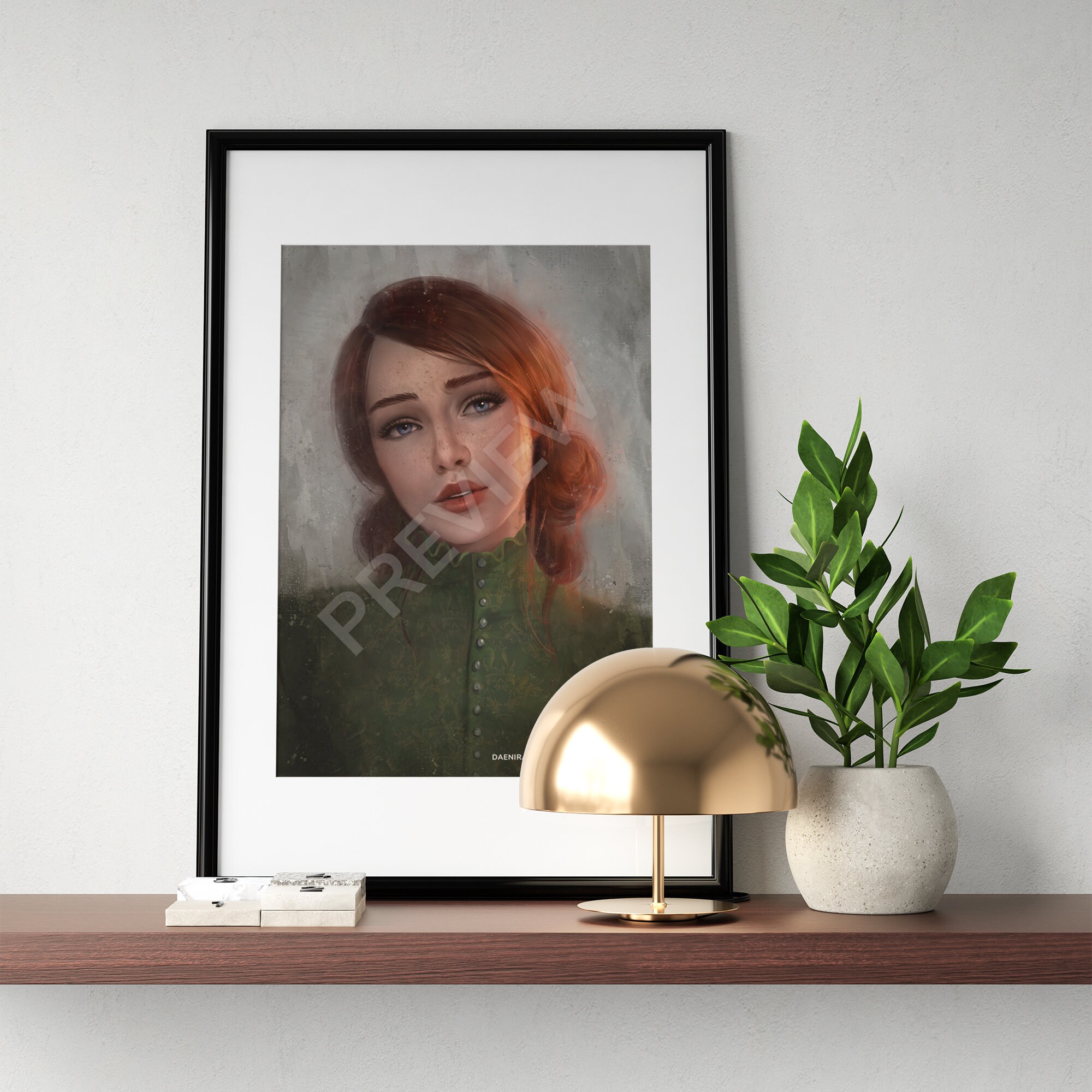 Witcher: Triss Art Print / Fanart Print / Fantasy Wallart / - Etsy UK