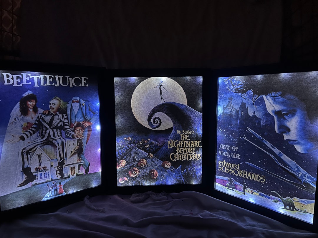 Tim Burton Inspired Shadow Box Frames - Etsy