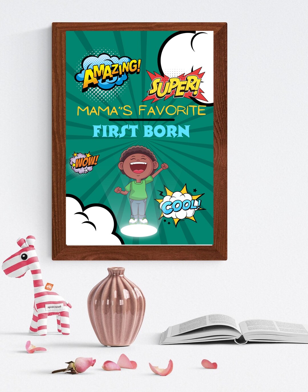 Firstborn Baby Wall Art Child Poster Child Wall Art First Born Baby ...