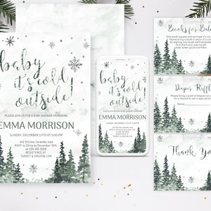 Winter Baby Shower Mega Bundle. Baby Its Cold Outside. Gender Neutral ...