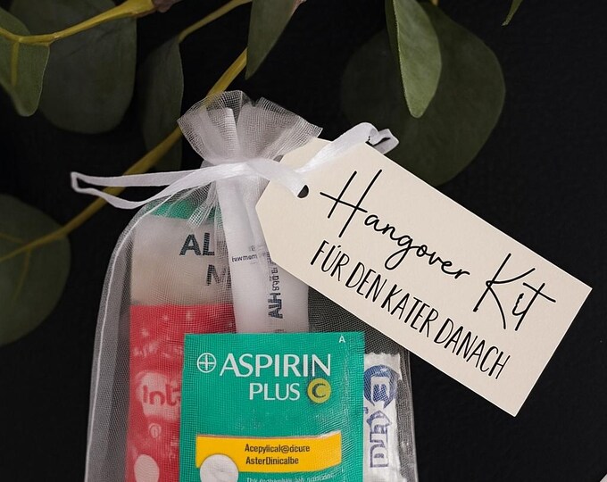 Hangover Kit Mini Suitcase: Bachelorette Party Favor - Etsy Canada