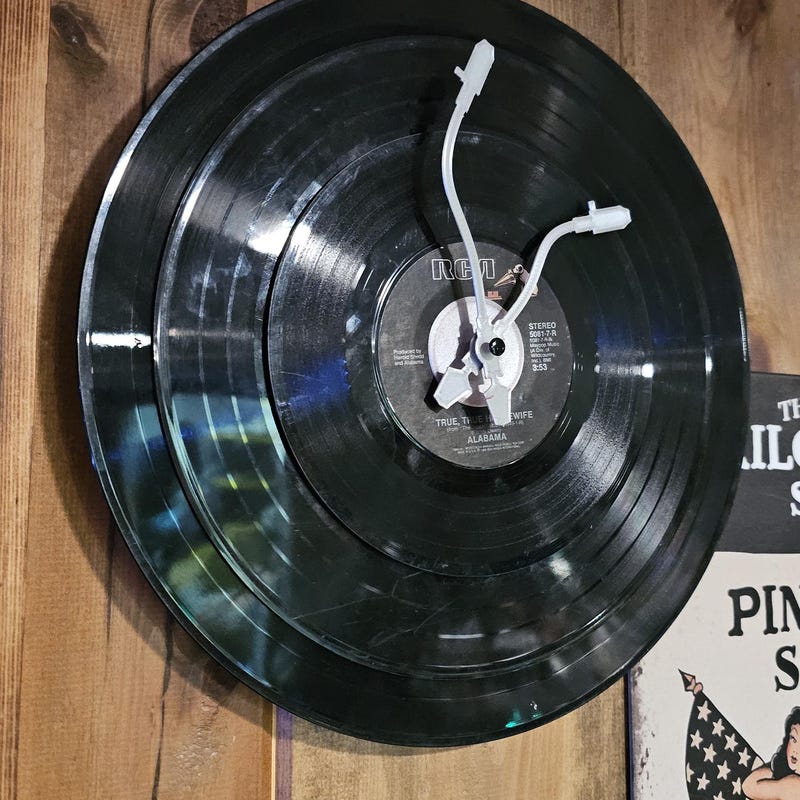 Vinyl Record Clock - Etsy