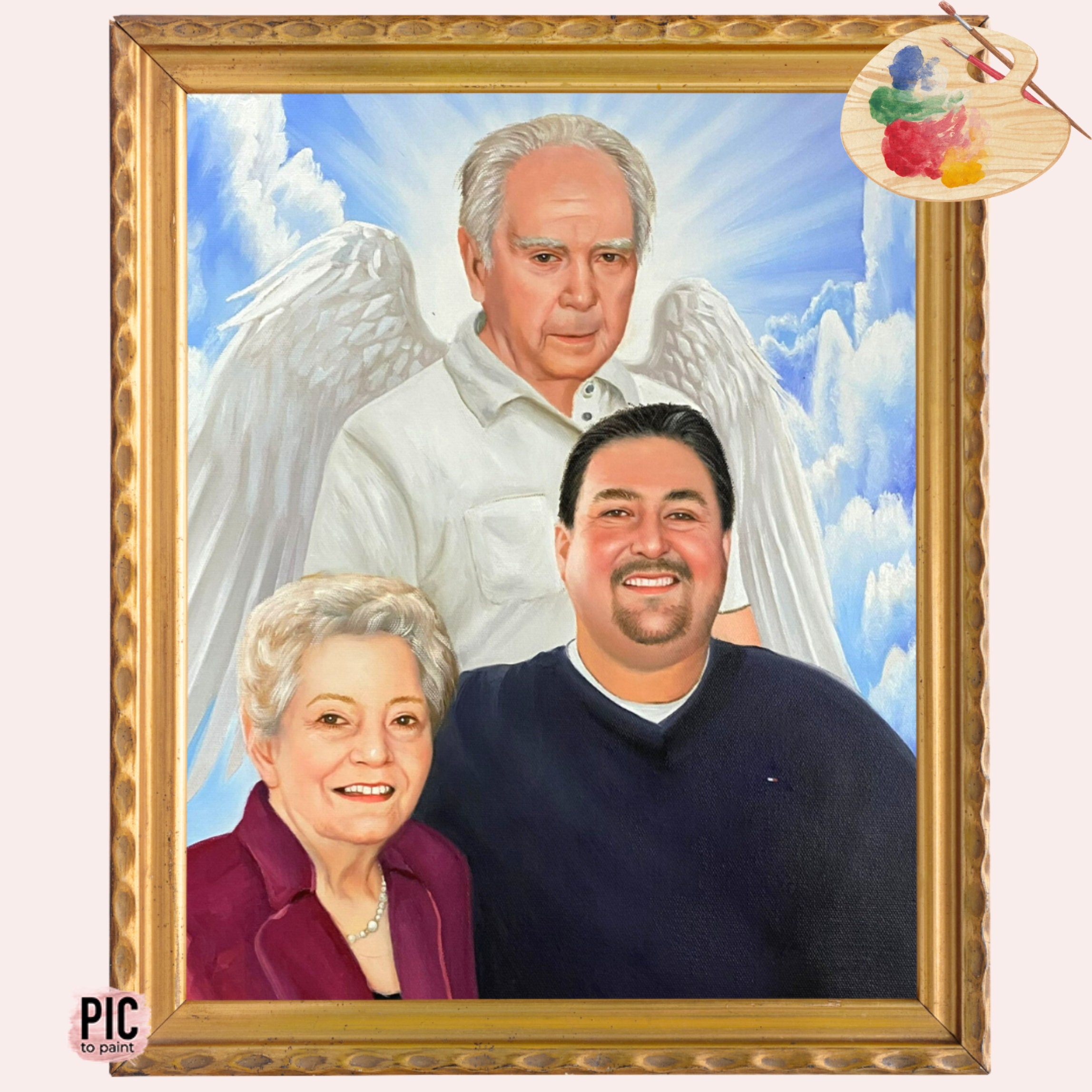 Memorial Portrait Deceased Loved One Painting - Etsy