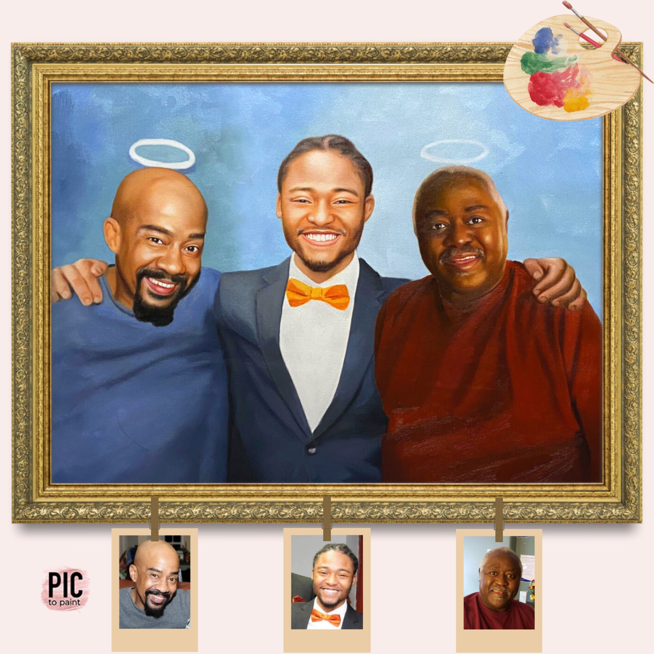 Memorial Portrait Deceased Loved One Painting - Etsy