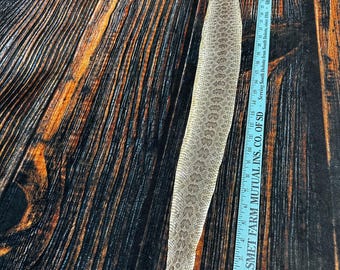 REAL Rattlesnake Skin Prairie Rattler Hide Soft Tanned Bow Wrap Blank ...