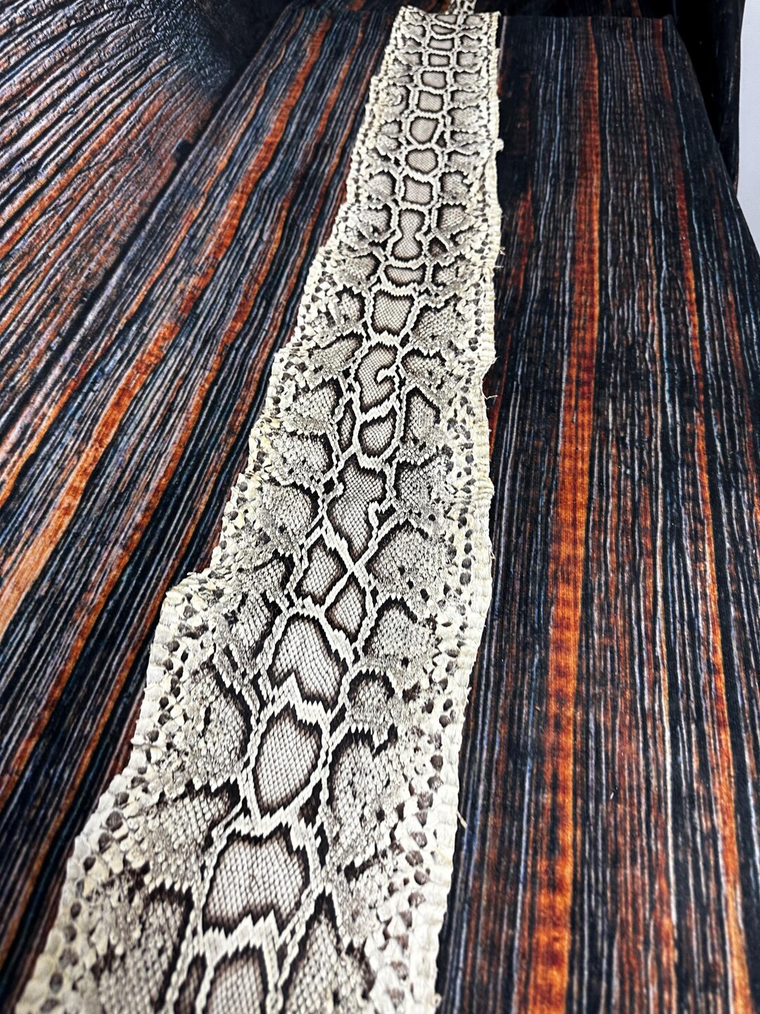 Python Snake Skin Huge Snake Hide Dry Tanned Bow Wrap Pen Blanks Snake ...