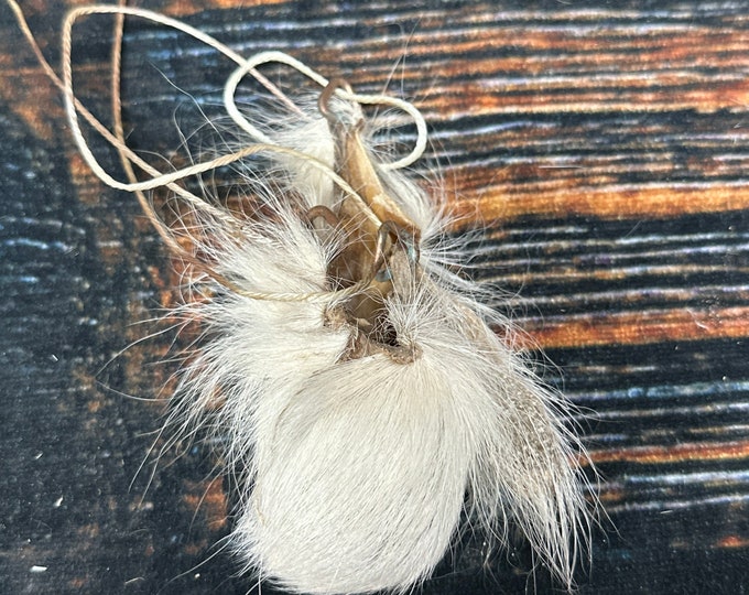 1 Bull Scrotum Bag Real Animal Fur Nut Sack Part Purse Man Cave ...