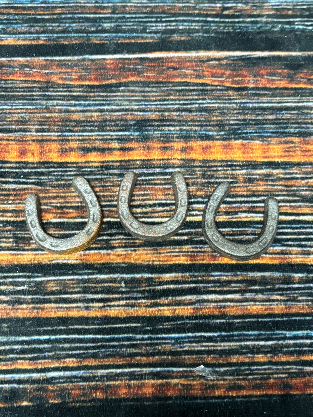 3 Metal Horseshoes Wall Decore Jewelry Unique Household Art Craft ...