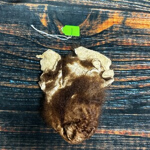 Soft Tan Buffalo Scrotum Real Bison Ball Bag Oddity Nutsack Gag Gift ...