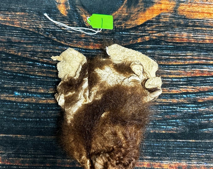 Soft Tan Buffalo Scrotum Real Bison Ball Bag Oddity Nutsack Gag Gift ...