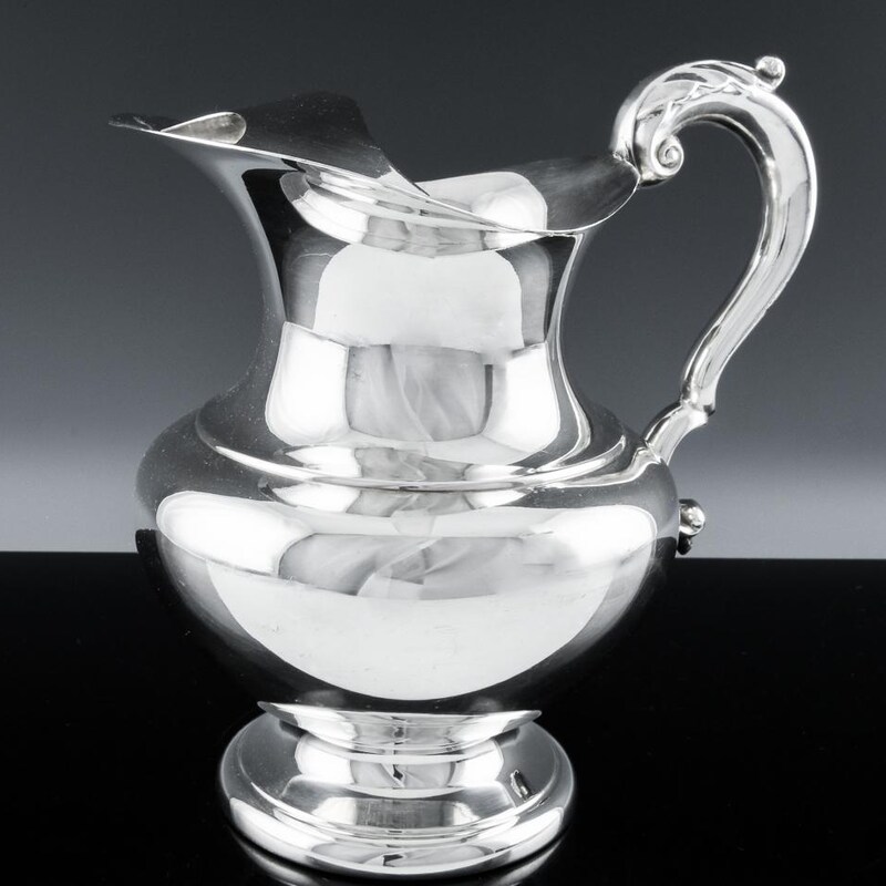 Silver Plate Pitcher - Etsy
