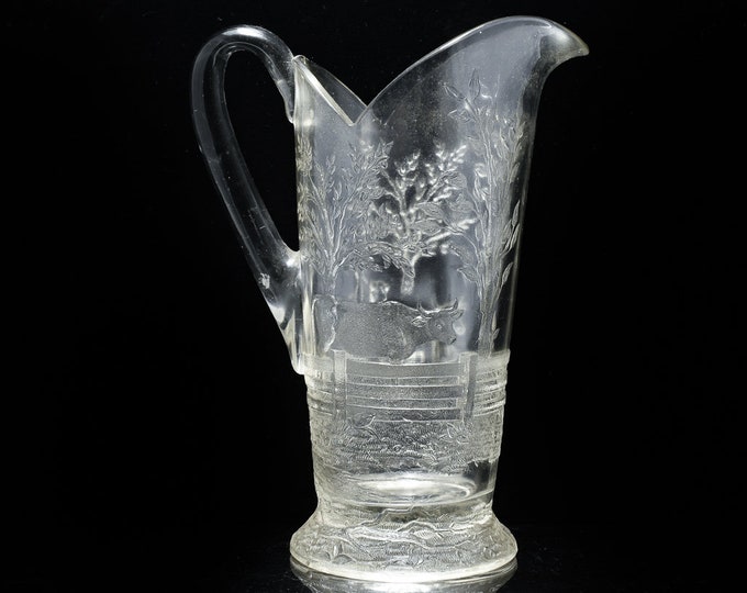 Super Rare (EAPG) Early American Pressed Glass Bringing the Cows Home ...